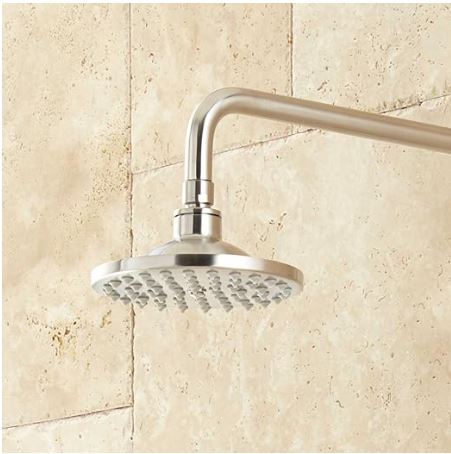 New Chrome Stiles Exposed Pipe Shower System with Rainfall Shower Head ...